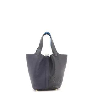 Hermès Casaque Picotin Lock Bag Clemence Pm