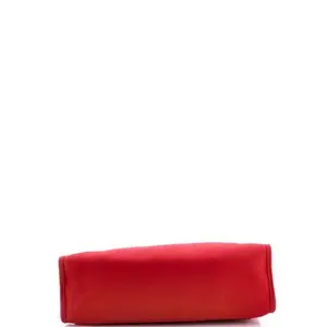 Hermès Herbag Zip Leather And Toile 31 - Red