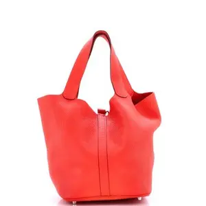 Hermès Picotin Lock Bag Clemence Gm - Red