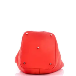 Hermès Picotin Lock Bag Clemence Gm - Red
