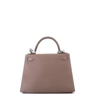 Hermès Kelly Handbag Epsom With Palladium Hardware 28