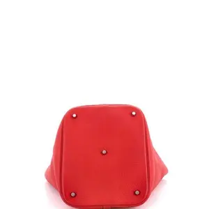 Hermès Picotin Lock Bag Clemence Gm - Red