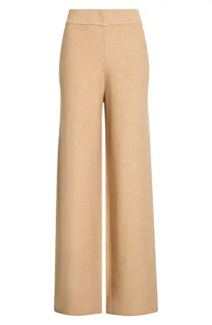 Marine Layer Chalet Cotton Blend Knit Pants - Camel