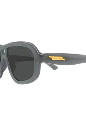 Bottega Veneta Bv1494s 53mm Polarized Gradient Navigator Sunglasses