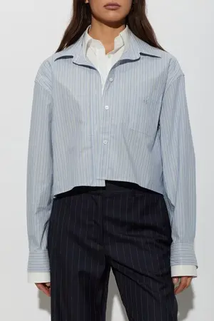 Acne Studios Cropped Striped Shirt