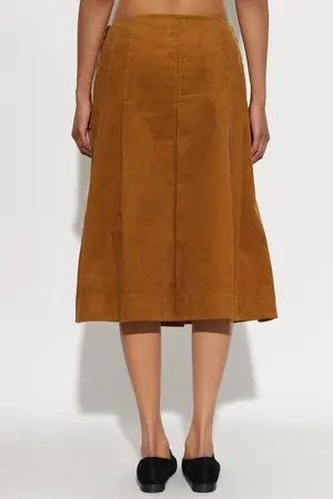Tory Burch Corduroy Midi Skirt