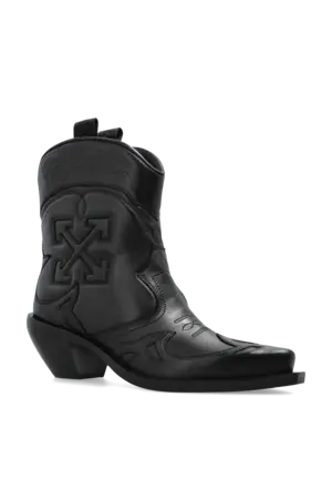 Off-White Santiag’ Heeled Ankle Boots
