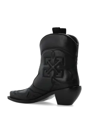 Off-White Santiag’ Heeled Ankle Boots