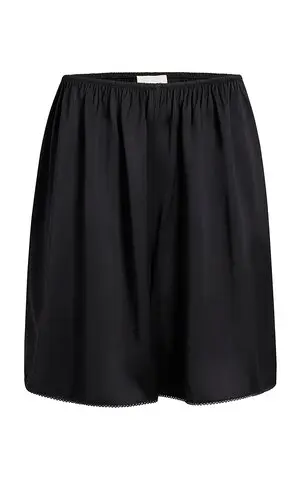 Khaite Nilmette Knee-length Shorts - Black