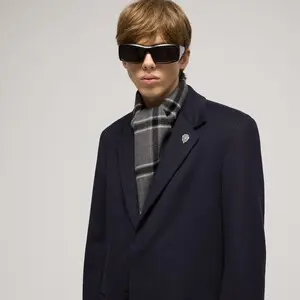 Gucci Tartan Wool Cashmere Scarf