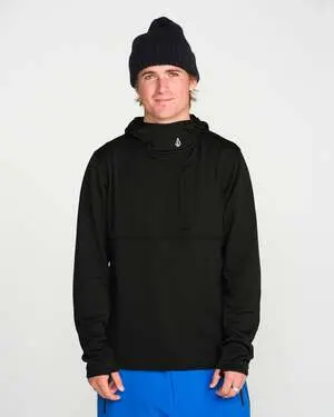 Volcom Gridlock Hooded Pullover - Black