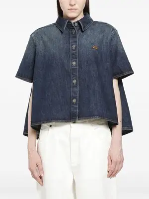 Loewe Denim Trapeze Shirt - Multicolor