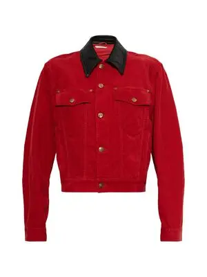 Versace Velvet Denim Jacket