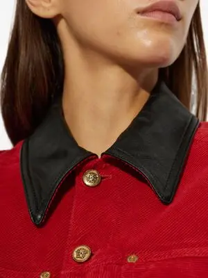 Versace Velvet Denim Jacket