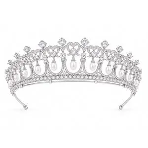 NINEMOO Coeur De Perle Pearl Tiara