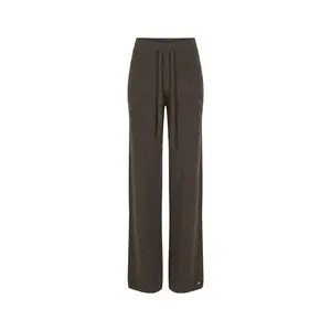 TIRILLM Andrea Merino Wool Loose Fitted Trouser- Dark Mull Melange - Brown