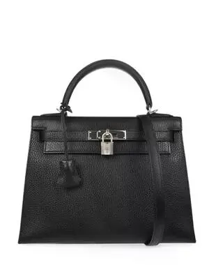 Hermès 2003 28 Kelly Sellier Handbag - Black