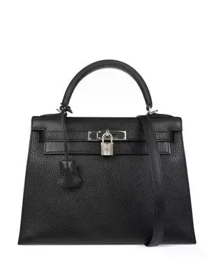 Hermès 2003 28 Kelly Sellier Handbag - Black
