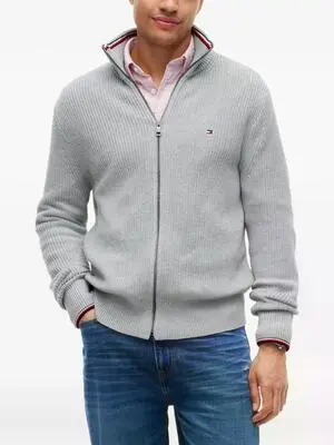 Tommy Hilfiger Zip-up Ribbed Cardigan