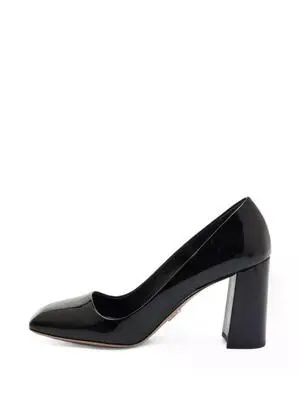 Prada Square-toe Block-heel Pumps