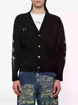THUG CLUB Tc Bone Knit Cardigan