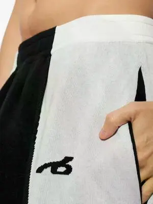 Balenciaga Colour-block Logo-embroidered Track Pants