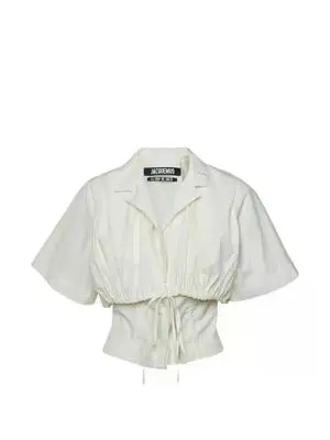 Jacquemus Le Haut Mimosa Drawstring-waist Top