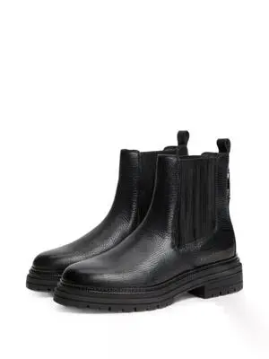 Tommy Hilfiger Pebbled-leather Chelsea Boots
