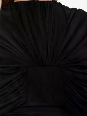 THE MANNEI Ruched Draped-detail Mini Dress