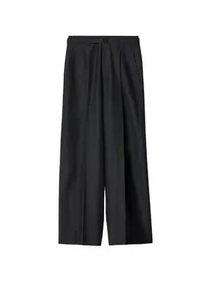 LEMAIRE Wide Pleated Pants In Wool And Mohair Cloth
