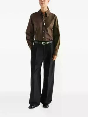 LEMAIRE Wide Pleated Pants In Wool And Mohair Cloth