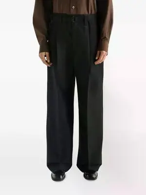 LEMAIRE Wide Pleated Pants In Wool And Mohair Cloth