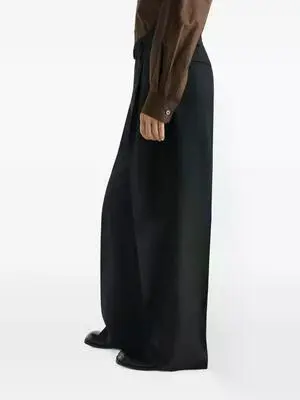 LEMAIRE Wide Pleated Pants In Wool And Mohair Cloth
