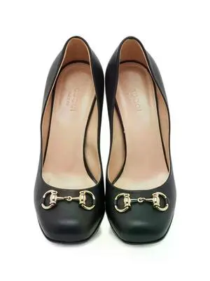 Gucci Horsebit Heeled Pumps