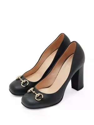 Gucci Horsebit Heeled Pumps