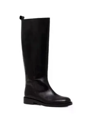 JONAK PARIS Round-toe Knee-high Boots - Black