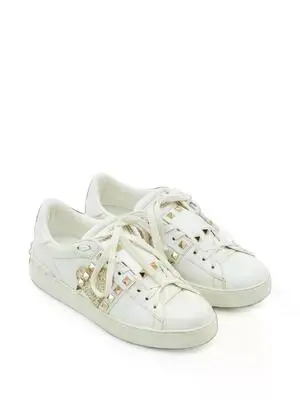 Valentino Garavani Rockstud Heart-patch Sneakers