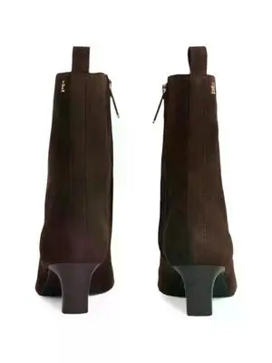 Tommy Hilfiger Suede Pointed-toe Ankle Boots