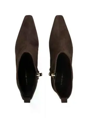 Tommy Hilfiger Suede Pointed-toe Ankle Boots