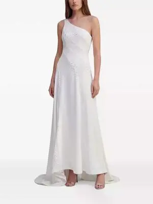 MARCO GABRIELLI ATELIER One-shoulder Crystal-embellished Maxi Dress
