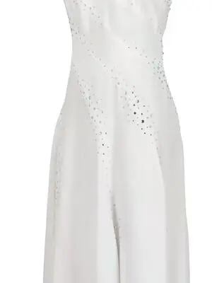 MARCO GABRIELLI ATELIER One-shoulder Crystal-embellished Maxi Dress