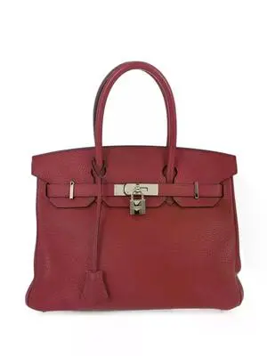 Hermès 2013 30 Birkin Handbag Red