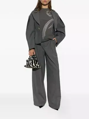 Blumarine Lion-head-button Jacket