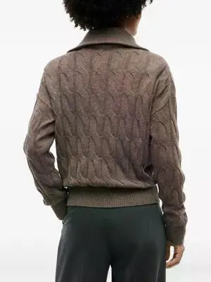 Tommy Hilfiger Cable-knit Quarter-zip Sweater