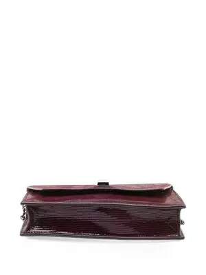 Akris Lizard-effect Wallet On Chain