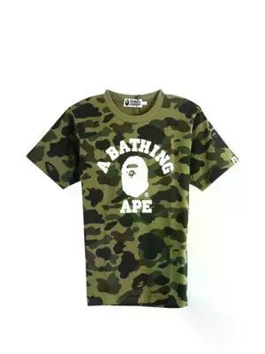 A BATHING APE 1st Camo College T-shirt - Green