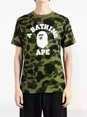 A BATHING APE 1st Camo College T-shirt