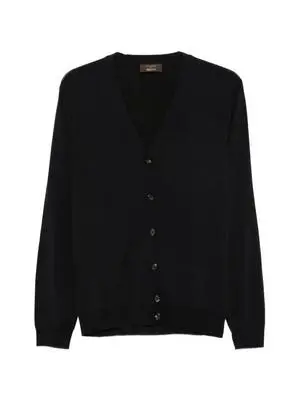ZANONE Button-up Cardigan - Black