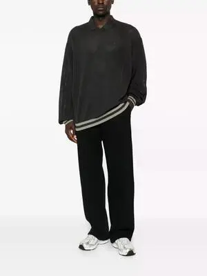 Adidas Logo-print Mesh Sweater