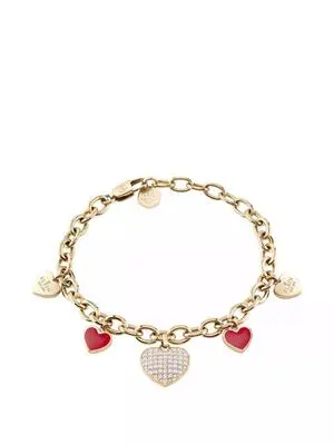 Philipp Plein Plein Rocked Heart Bracelet - Gold